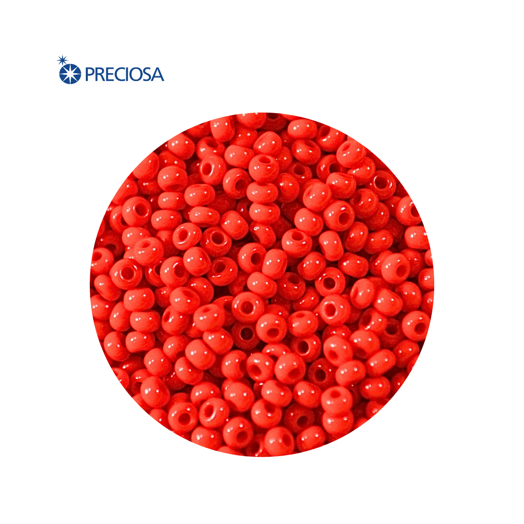 MOSTACILLA PRECIOSA MATE ROJO CLARO 10/0 (VENTA POR PAQUETE 125GRM ...